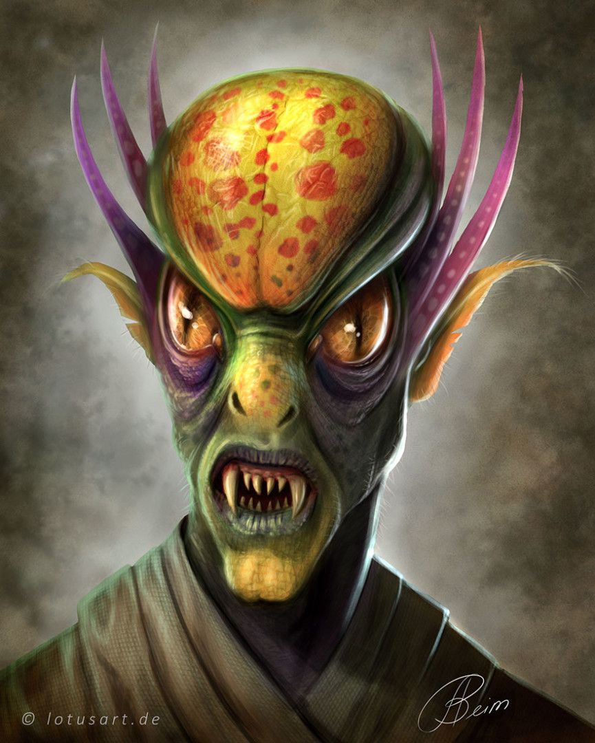 Character Design Monster. Digital Art